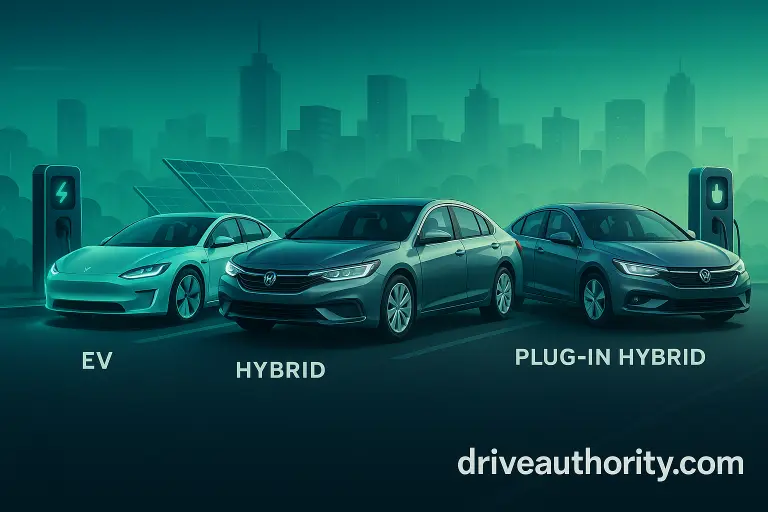 EV vs Hybrid vs Plug-in Hybrid: What’s the Difference?